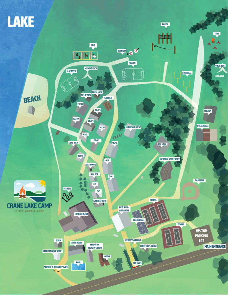 Camp Map - OSRUI Retreat Center